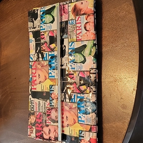 Bags | Magazine Plastic Clutch | Poshmark